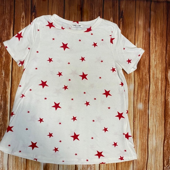 cream & sugar | Tops | Cream And Sugar Star Shirt | Poshmark